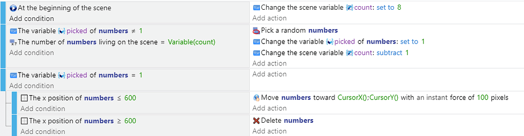 Force Applied Only If I Move The Cursor How Do I GDevelop Forum