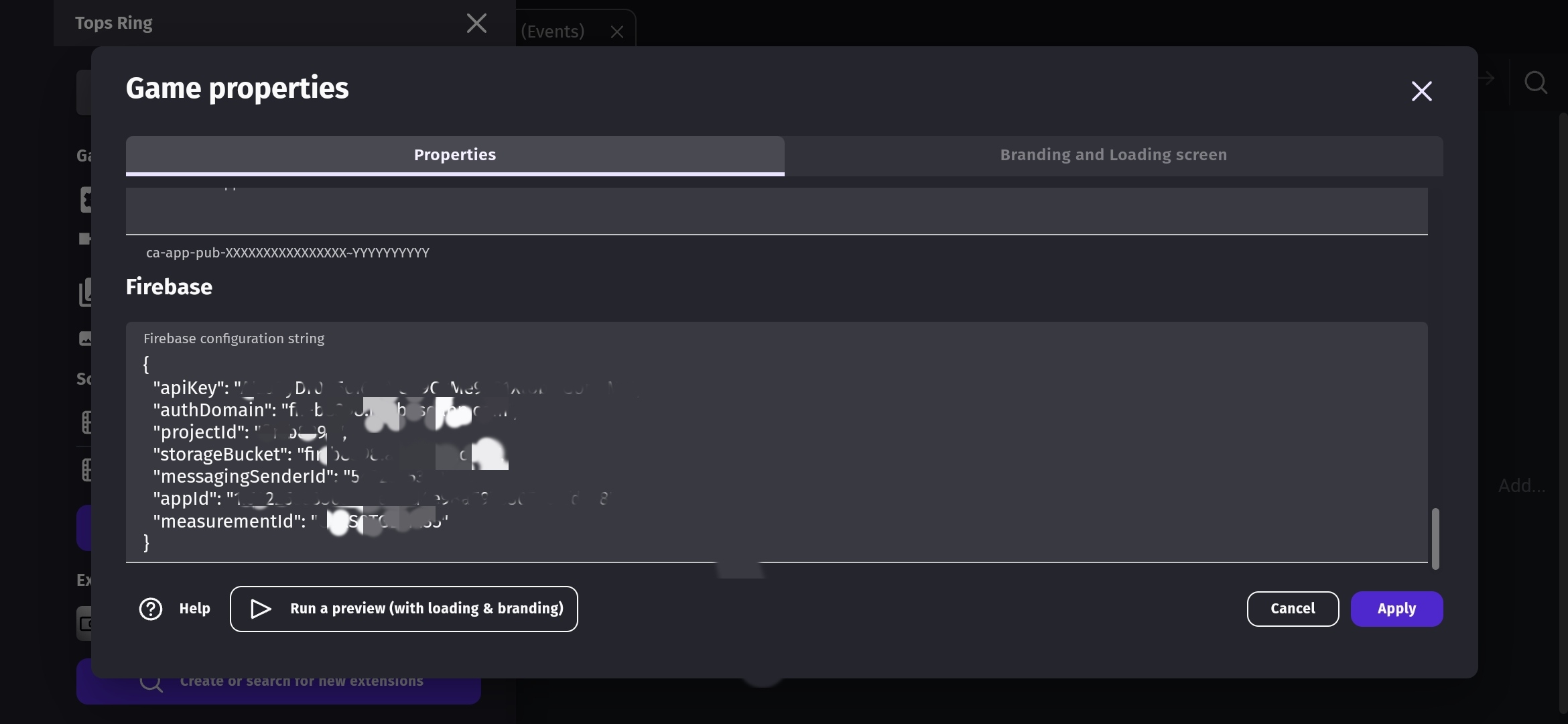 Firebase Authentication Setup How Do I GDevelop Forum