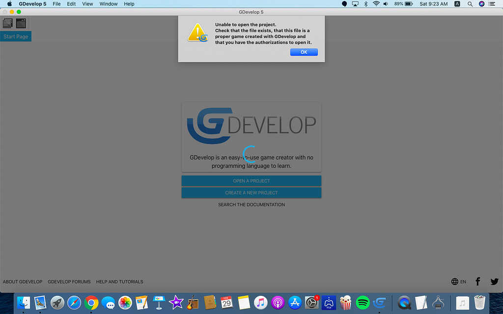 My Project wont open - How do I...? - GDevelop Forum