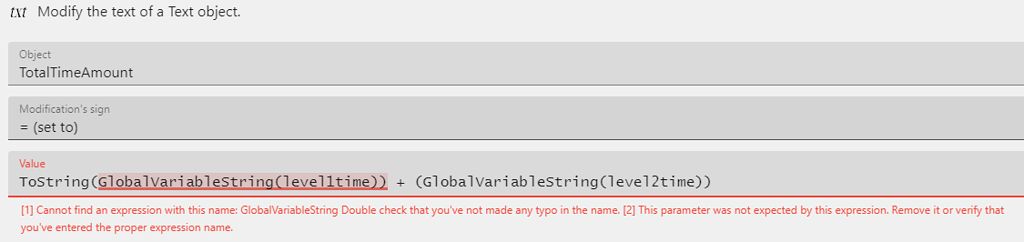 [Solved] Add 2 Global Variables together? - How do I...? - GDevelop Forum