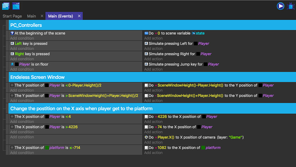 Random Platforms - How do I...? - GDevelop Forum
