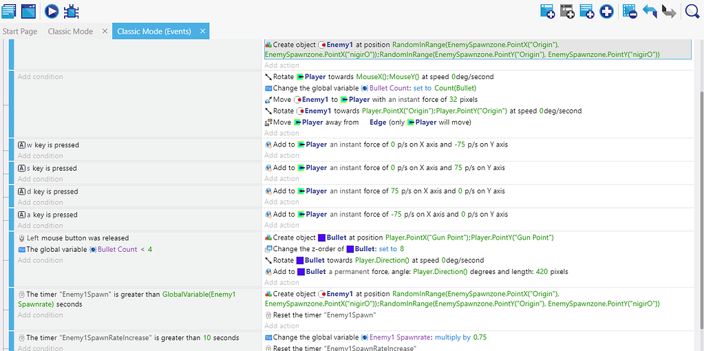 [SOLVED] Spawning objects anywhere barely off-screen? - How do I...? - GDevelop Forum