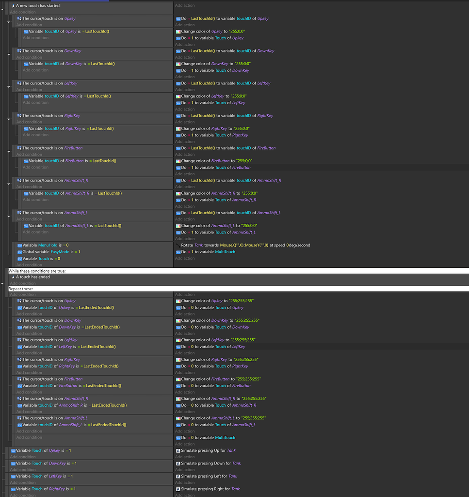 Multitouch is not working - How do I...? - GDevelop Forum