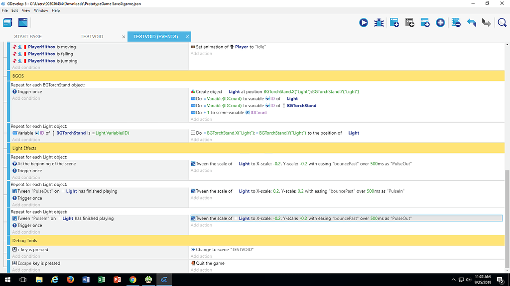 Infinitely Looping Tween Effect (SOLVED) - How do I...? - GDevelop Forum