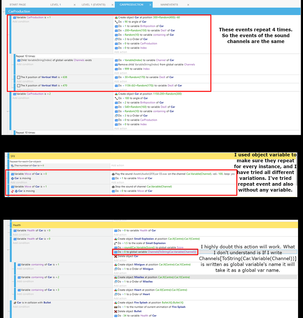 Sound Of Each Instance Is Not Working How Do I Gdevelop Forum