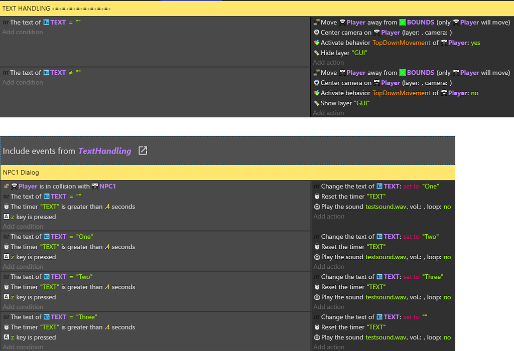 Optimizing Dialogue Trees - How do I...? - GDevelop Forum
