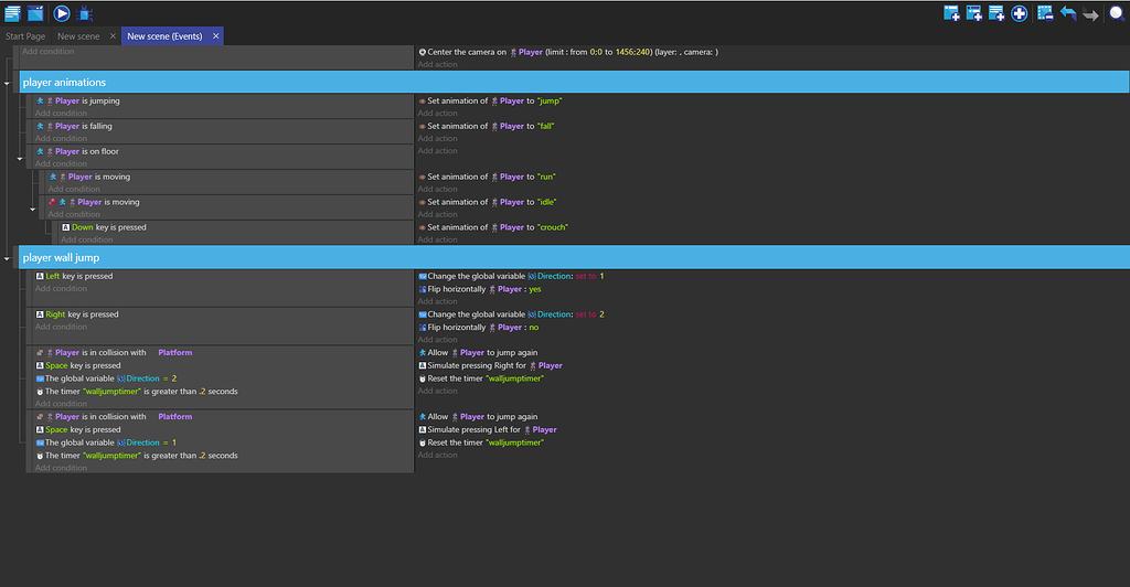 [Solved] Crouch animation stuck - How do I...? - GDevelop Forum