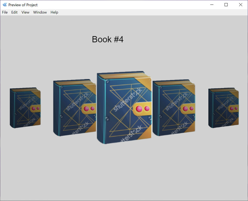Swipe scrolling option selection example - Community - GDevelop Forum