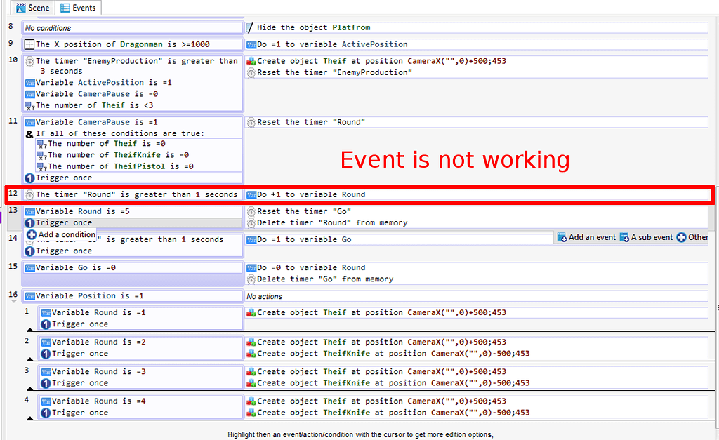 Event Is Not Working How Do I Gdevelop Forum