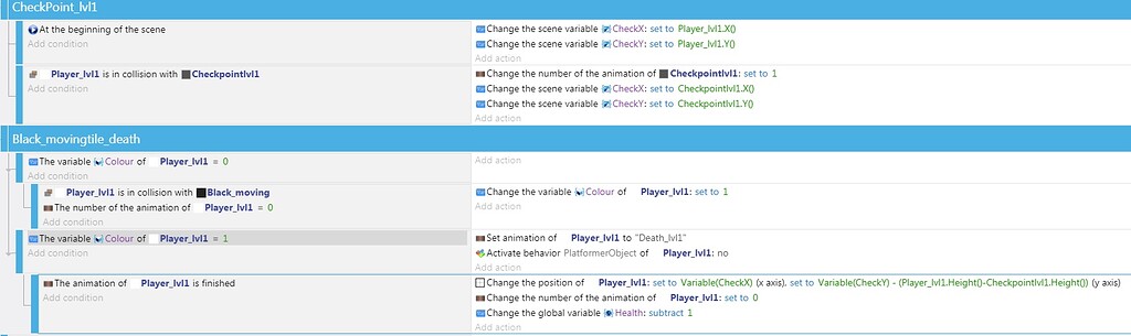 [Solved] Checkpoint Error - How do I...? - GDevelop Forum
