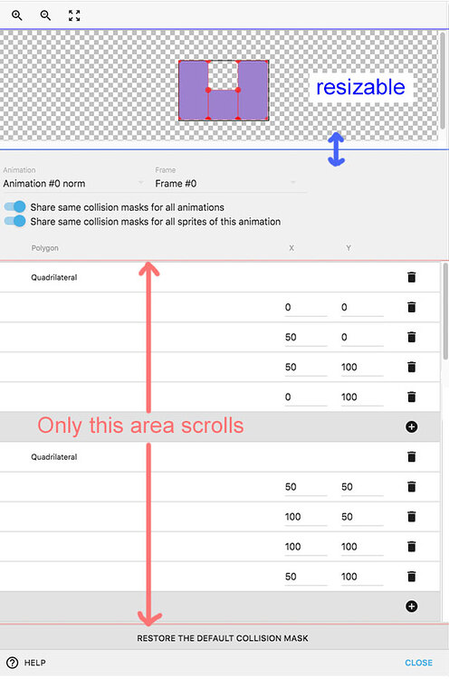 [Done] Hitbox and Points editor - Feature requests - GDevelop Forum
