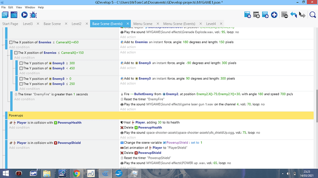 Objects offscreen - How do I...? - GDevelop Forum