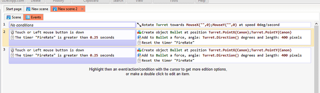Gdevelop is acting funny! - How do I...? - GDevelop Forum