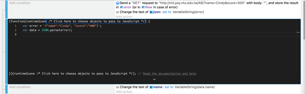 How do I covert json into variable? - How do I...? - GDevelop Forum