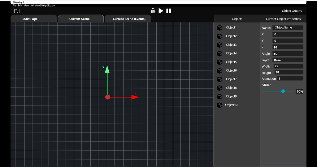 GDevelop IDE Better UI - Feature requests - GDevelop Forum