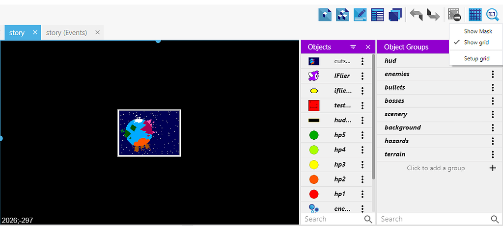 Grid is not showing - Bugs reports - GDevelop Forum