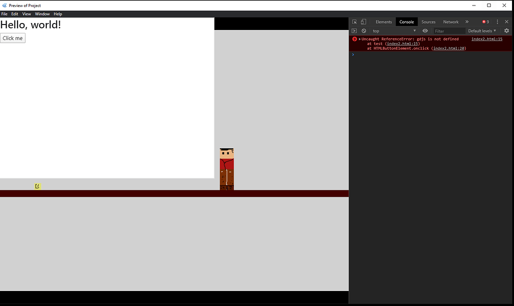 GDevelop & DOM Elements Working together - How do I...? - GDevelop Forum