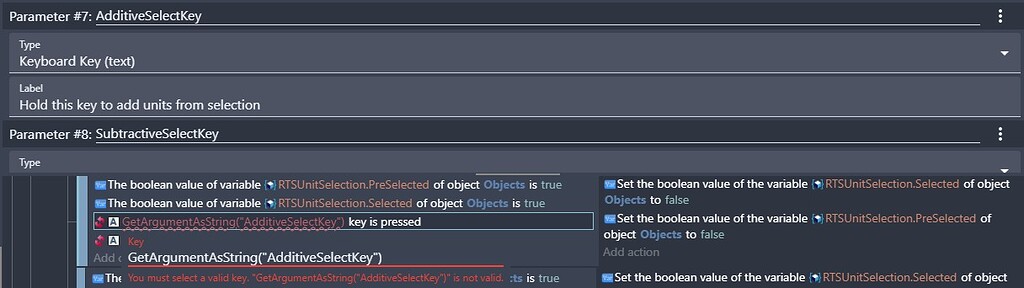 [Solved] How do I use keyboard key as an extension parameter? - How do I...? - GDevelop Forum