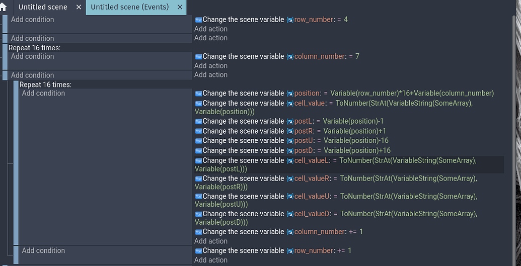 2d array/structure - How do I...? - GDevelop Forum