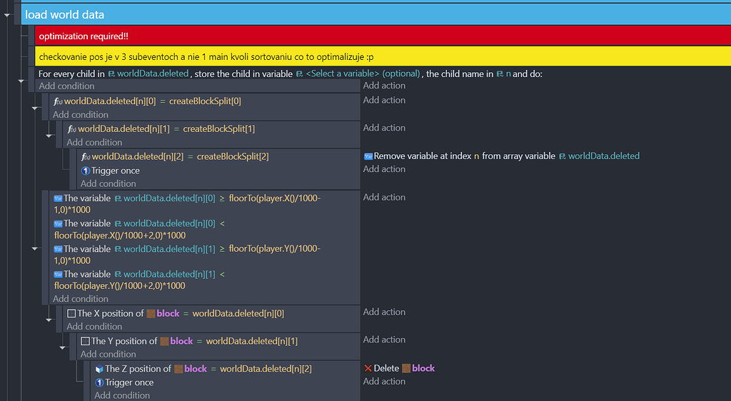 Optimizing loading data from array - How do I...? - GDevelop Forum