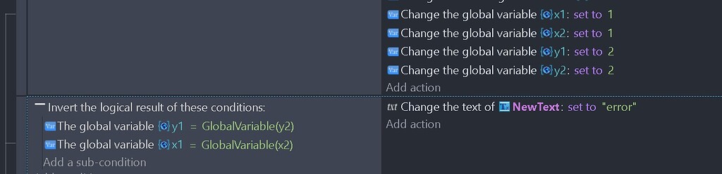 [Solved] Inversion of 2 conditions bugs - Bugs reports - GDevelop Forum