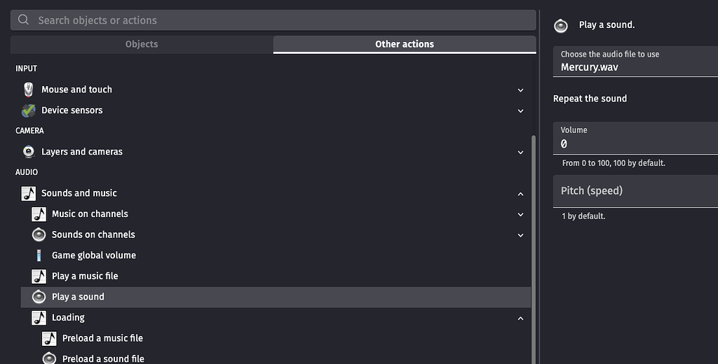 (Solved) How to stop a sound event - How do I...? - GDevelop Forum