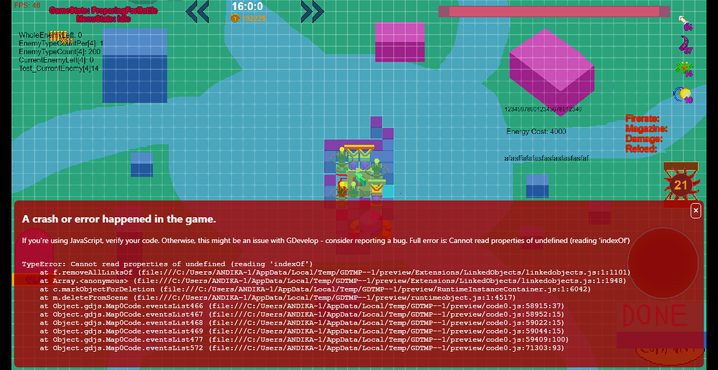 Extension Engine Bug! (Probably) - Bugs reports - GDevelop Forum