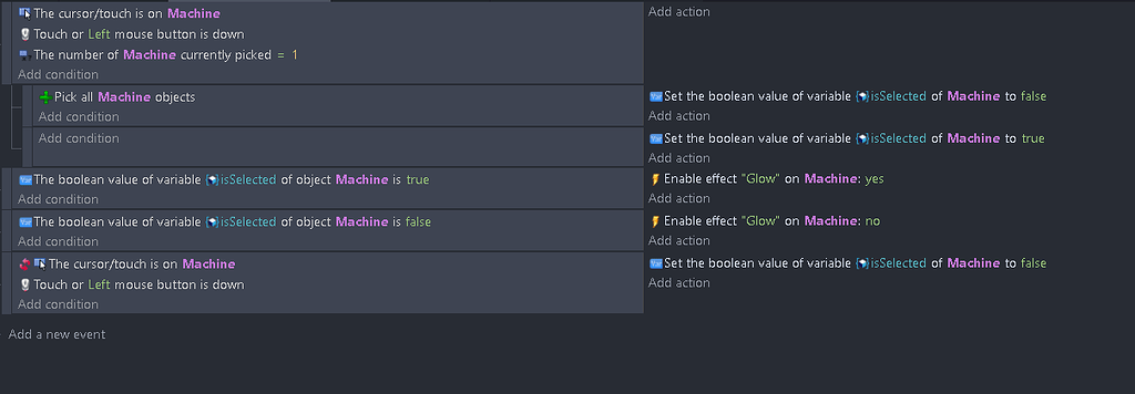 [Solved]If an item is Selected, what action to make the next touch trigger event? - How do I ...