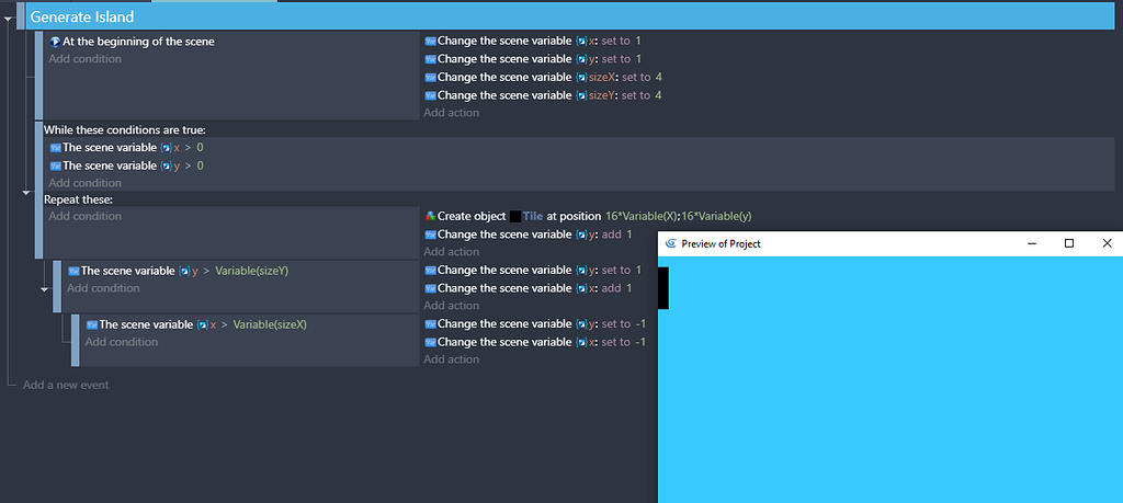 [SOLVED] Tiles Not Generating Correctly - How do I...? - GDevelop Forum