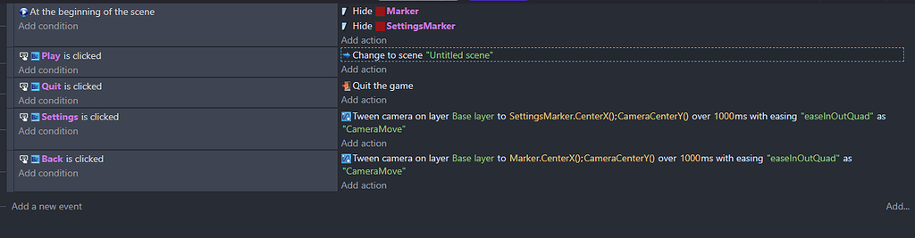 Click Quit doesn't work - How do I...? - GDevelop Forum