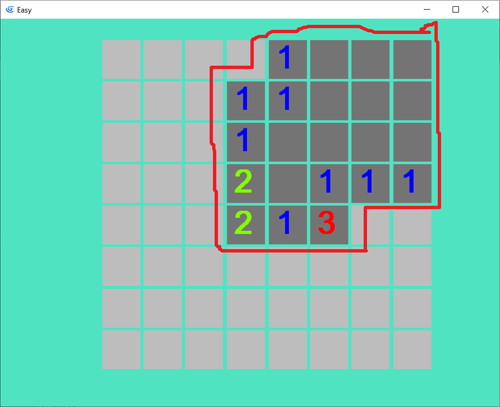 How Do I Clear An Area When The Player Clicks A Square How Do I