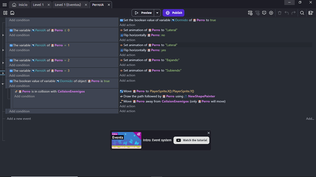 Problem with animation change in Pathfinder - How do I...? - GDevelop Forum