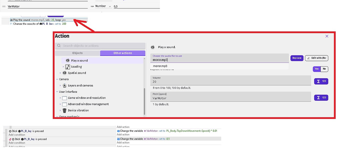 Audio playback speed control - How do I...? - GDevelop Forum