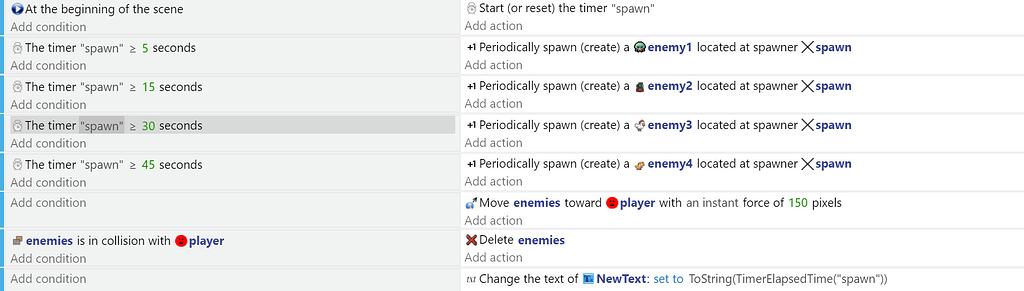 Stop spawning enemies - How do I...? - GDevelop Forum