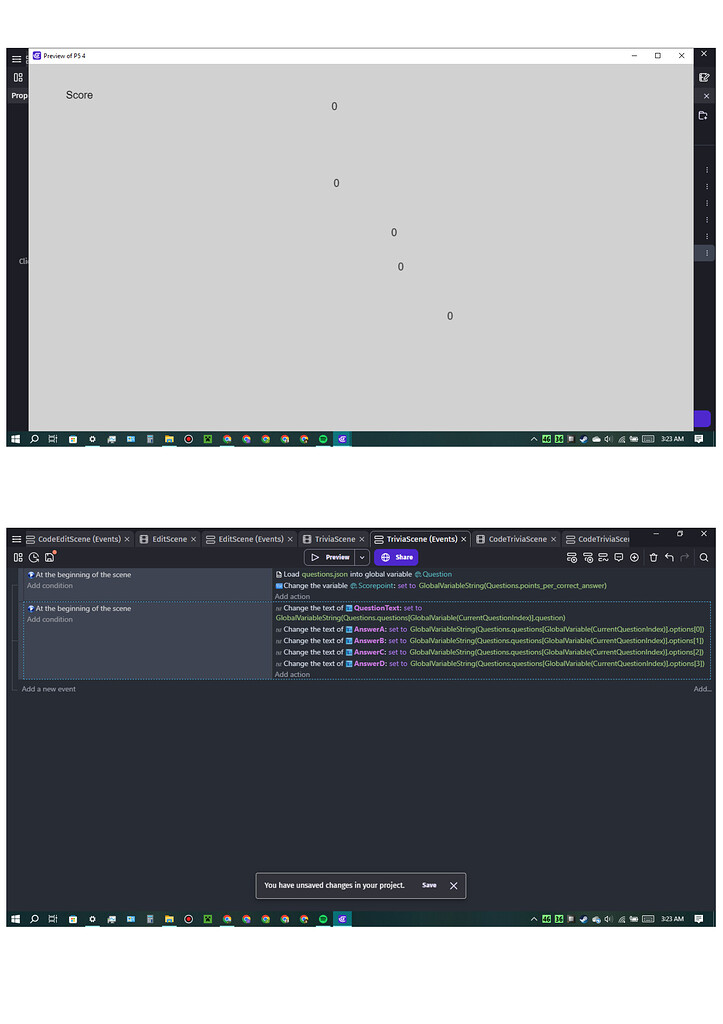 [Solved] Change text object according to JSON file - How do I...? - GDevelop Forum