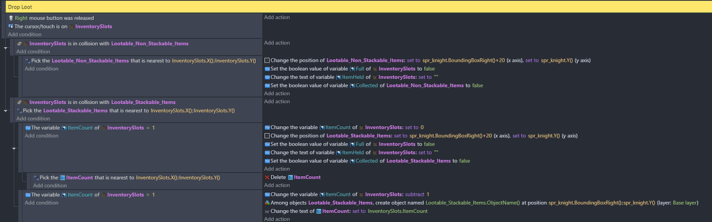 Change Text for Single inventory item only - How do I...? - GDevelop Forum