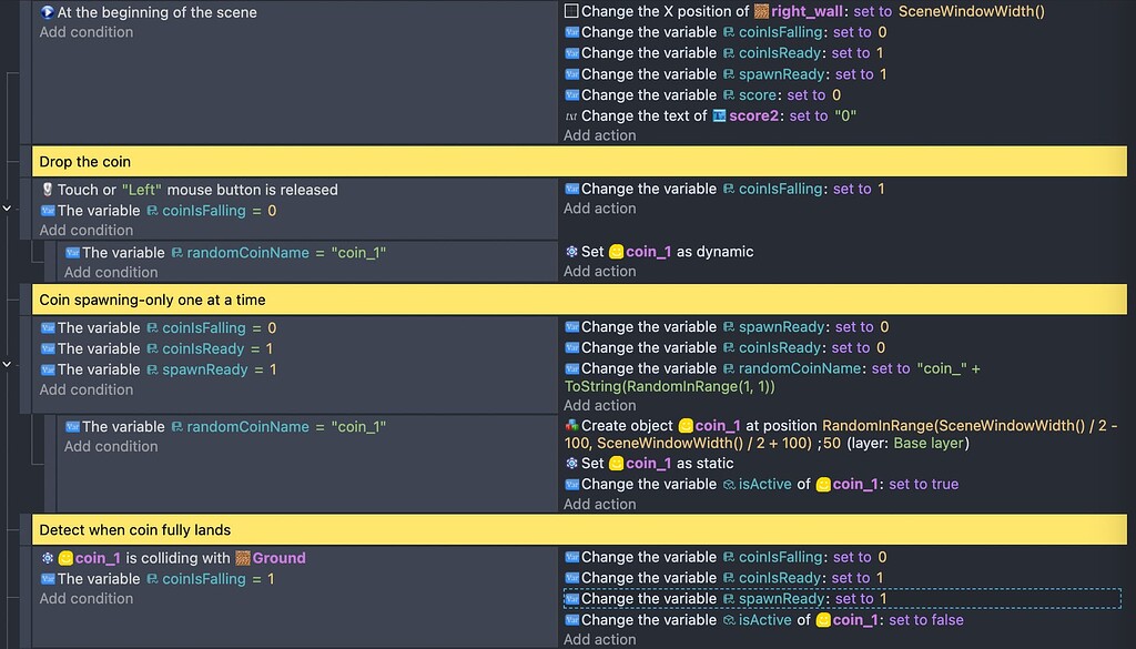 Spawning an object one at a time - How do I...? - GDevelop Forum
