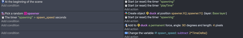 How does object spawning change over playtime? - How do I...? - GDevelop Forum