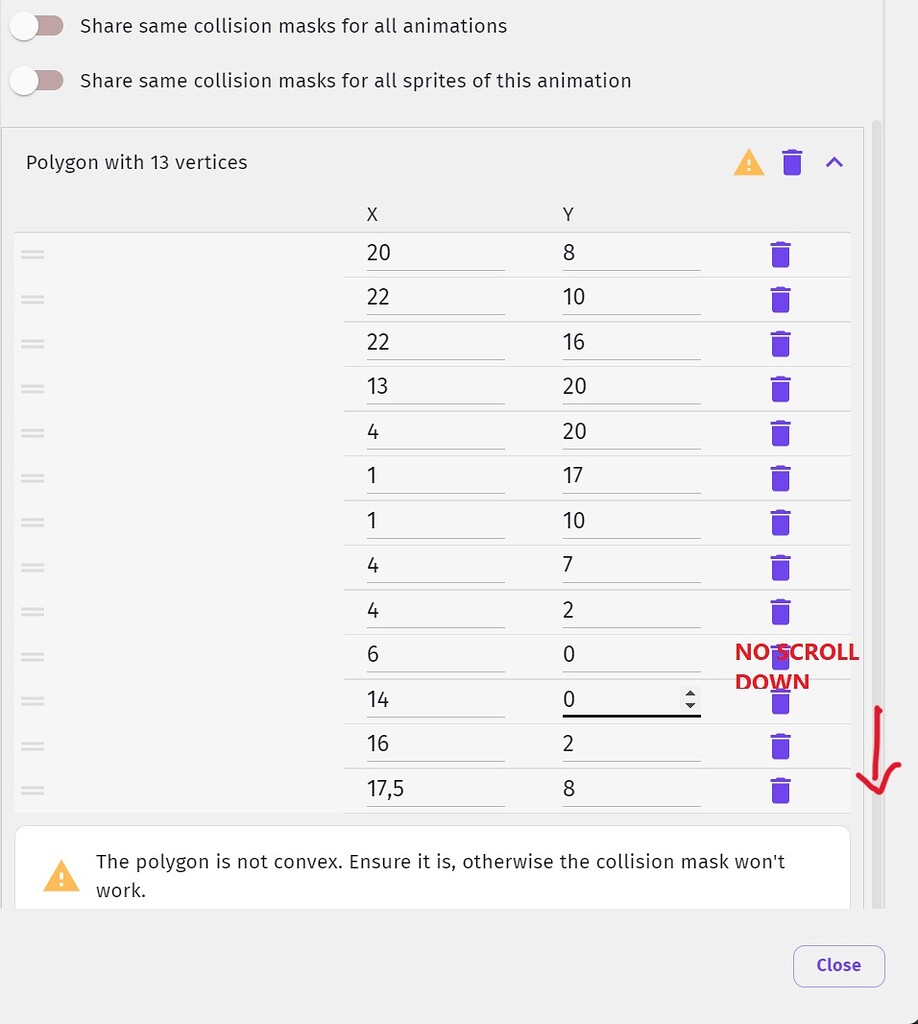 Cannot scroll in Sprite Collision Mask Editor - Bugs reports - GDevelop ... Cannot scroll in Sprite Collision Mask Editor - Bugs reports - GDevelop ...