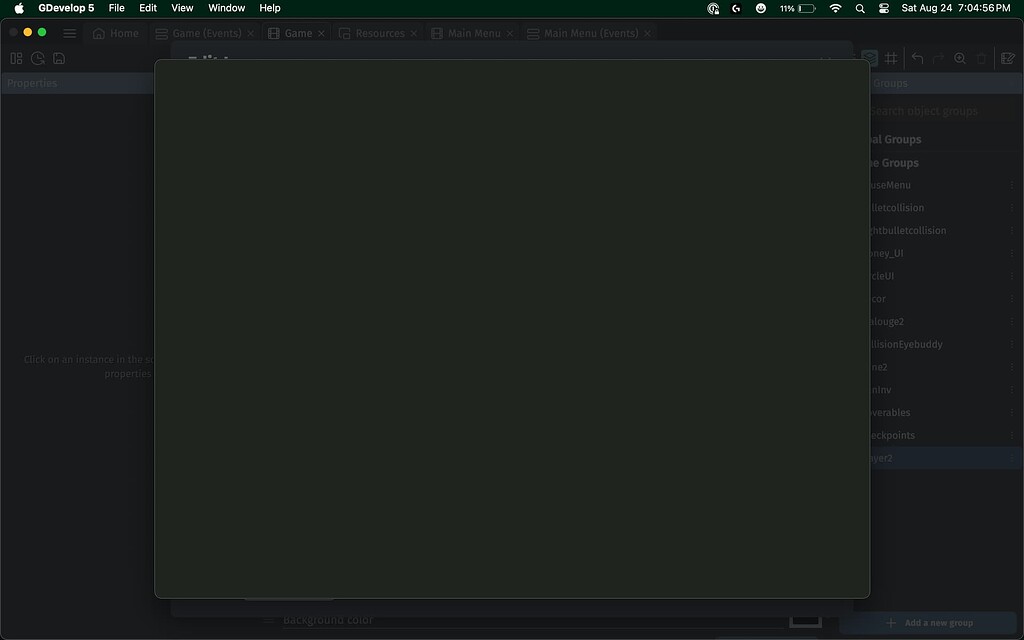 Piskel Softlock - Bugs reports - GDevelop Forum