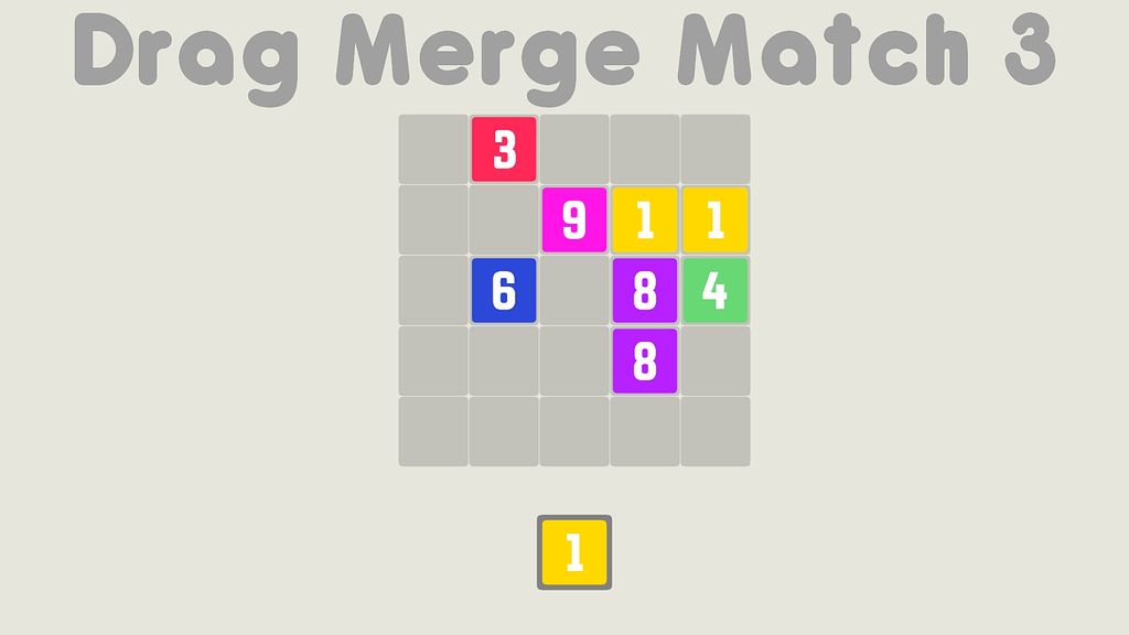 Drag Merge Match 3 (Puzzle) - Devlog - GDevelop Forum