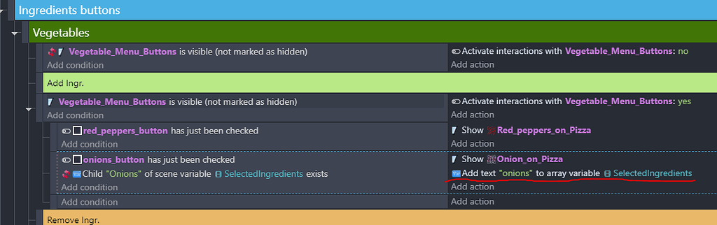 How to add children to structure variable via action? - How do I...? - GDevelop Forum