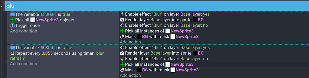 Can I mask multiple objects with sprite snapshot? - GDevelop general - GDevelop Forum