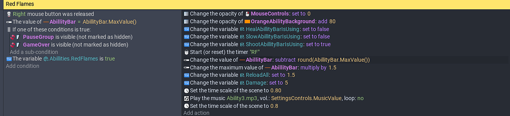 TIME SCALE NOT WORKING - Bugs reports - GDevelop Forum