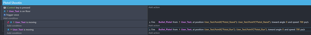Bullet shoot point moves when player moves, how do I fix it? - How do I ...