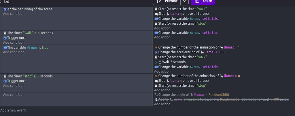 Move NPC on Timer? - How do I...? - GDevelop Forum