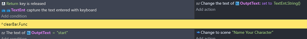 Text Entry not changing scene - How do I...? - GDevelop Forum