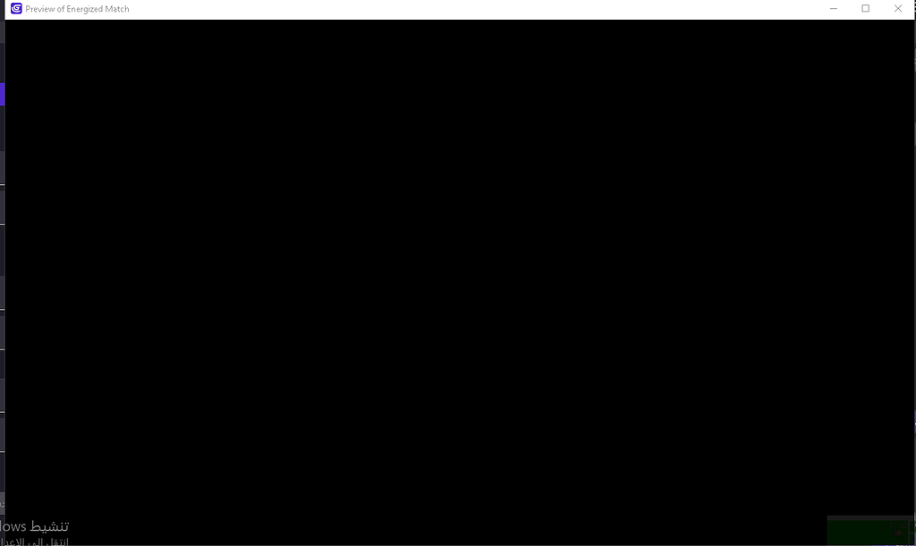 Solve the black screen problem - How do I...? - GDevelop Forum