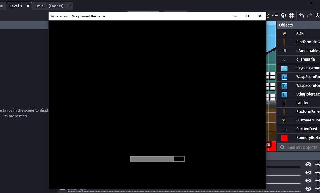 [Solved] Frozen Loaded Preview - Bugs reports - GDevelop Forum