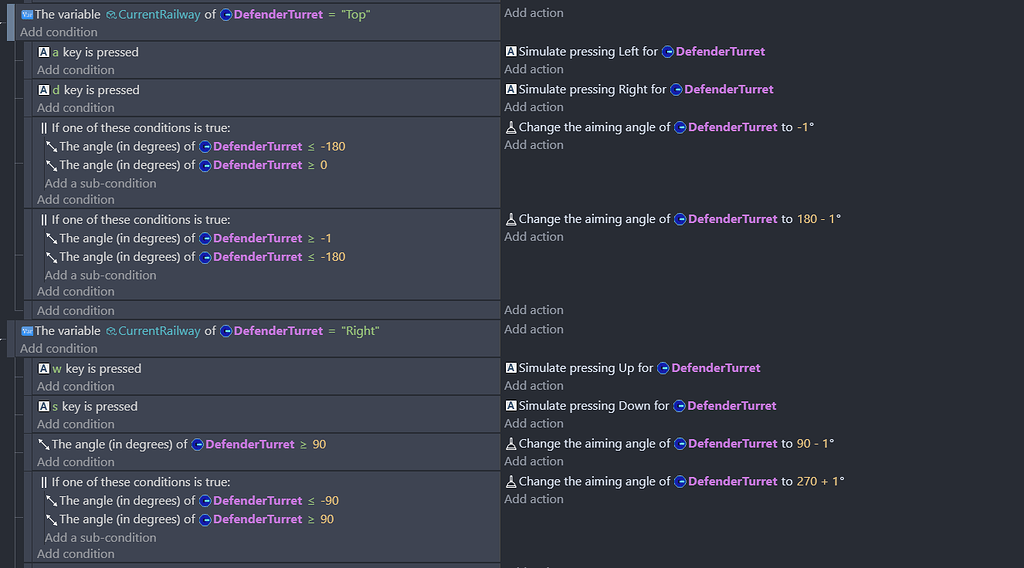 Angles lock - Please help - How do I...? - GDevelop Forum